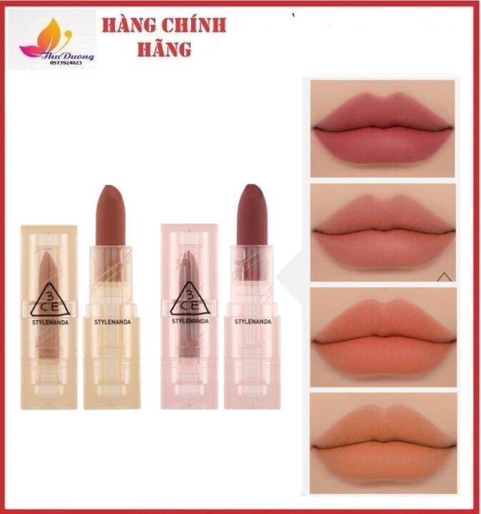 Son Thỏi 3CE Soft Matte Lipstick Warm & Cold Edition | Lazada.vn