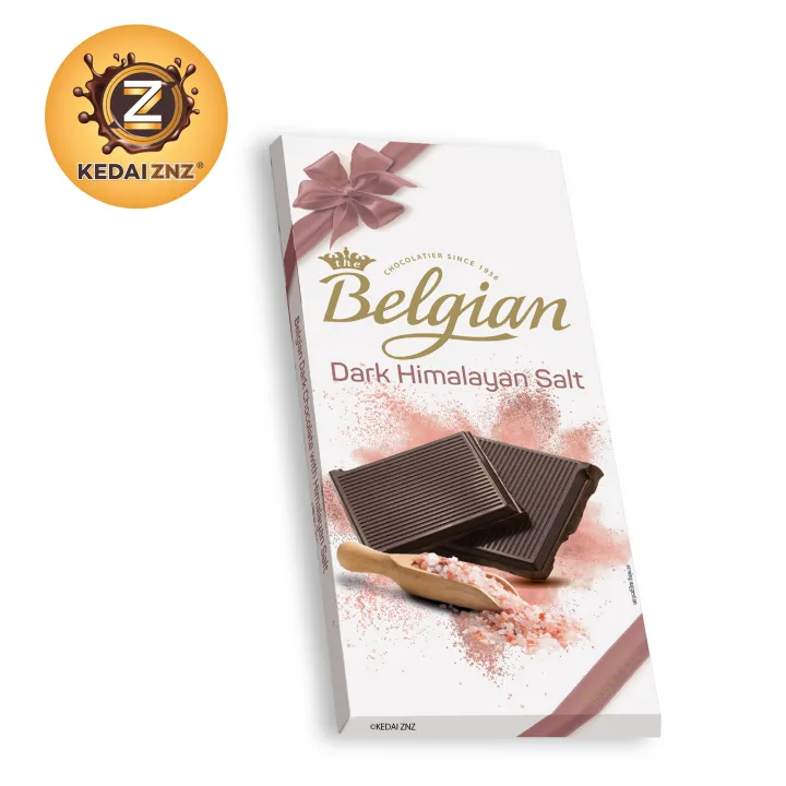 Chocolate Belgian Dark Himalayan Salt Chocolate Bar 100g Coklat | Lazada