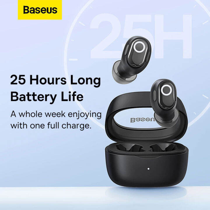Baseus WM02 TWS Wireless Earphone Bluetooth 5.3 Headphone Headset True ...