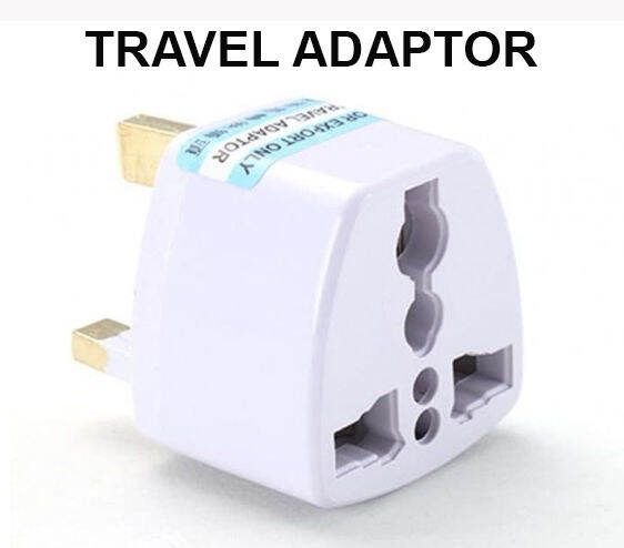 3 Pin Travel Adaptor Converision Plug Universal Adapter British Socket ...