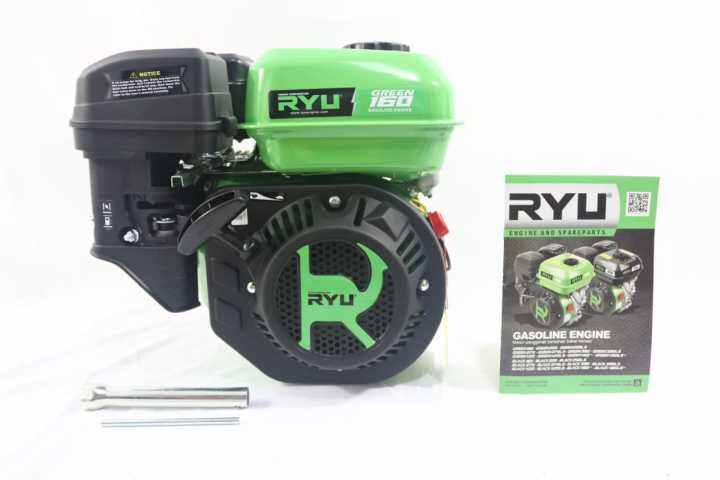 RYU GREEN160 GASOLINE ENGINE MESIN PENGGERAK BENSIN RS-160 - RYU Gasoline Engine RS 160 | Lazada ...