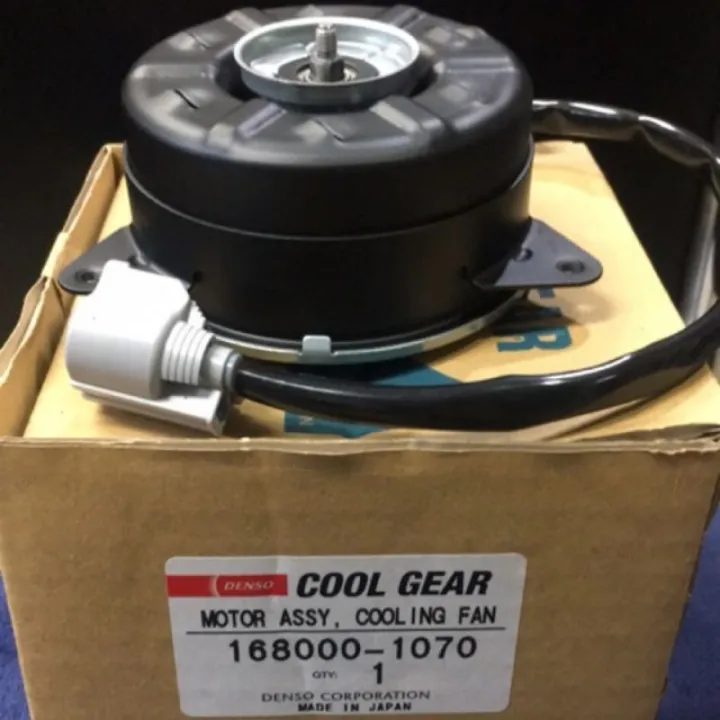 RADIATOR FAN MOTOR DENSO 168000-1070 TOYOTA ALTIS ZZE142 CAMRY ASV50 ...