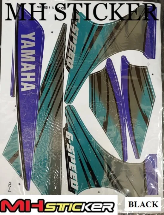 Yamaha RXZ (5) Body Sticker Set | Lazada