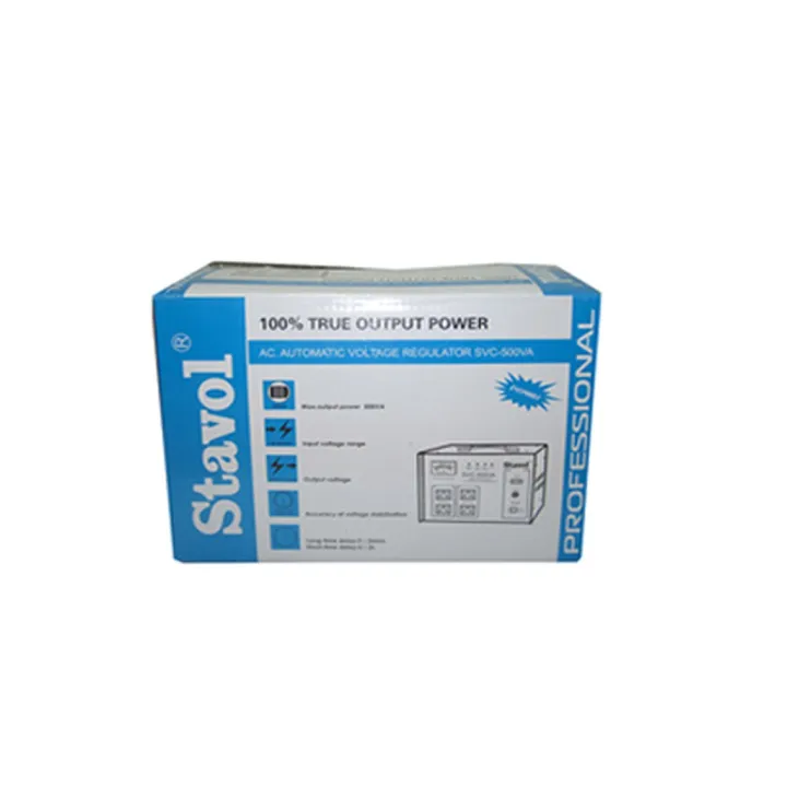 STAVOL AVR 1000W - Pure Power & 100% Pure Copper Wire ST-1000VA | Lazada PH