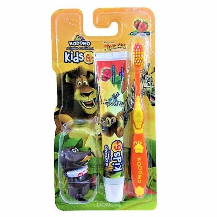KODOMO SIKAT GIGI DAN PASTA GIGI 2 IN 1 PRO KIDS 1 / PRO KIDS 2 | Lazada Indonesia