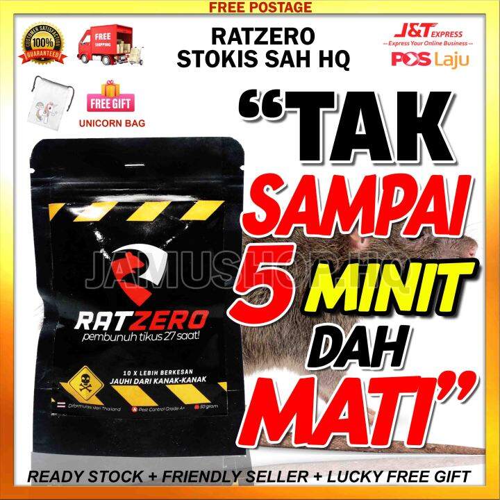 Racun Tikus Rat Zero Ubat Tikus Rat Paling Berkesan Mouse Mice Glue ...