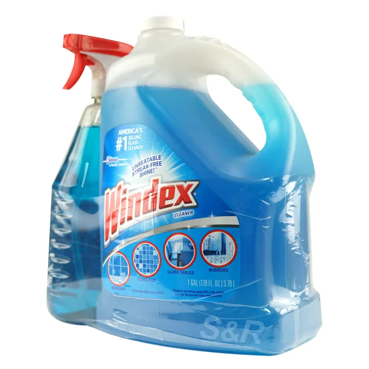 Windex Glass Cleaner 3.78L With Spray | Lazada PH