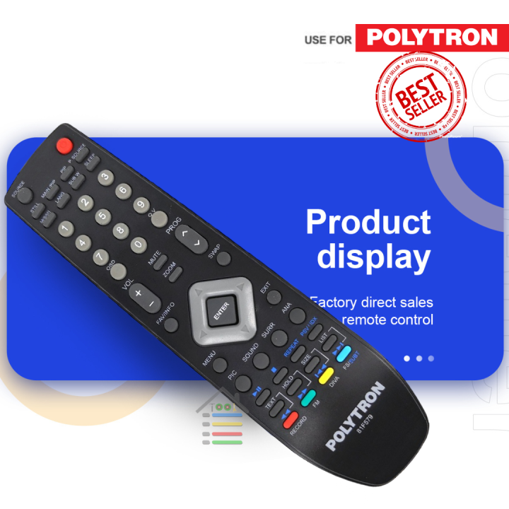 REMOTE TV POLYTRON DIVA U SLIM ANALOG TABUNG LED 81F579 | Lazada Indonesia