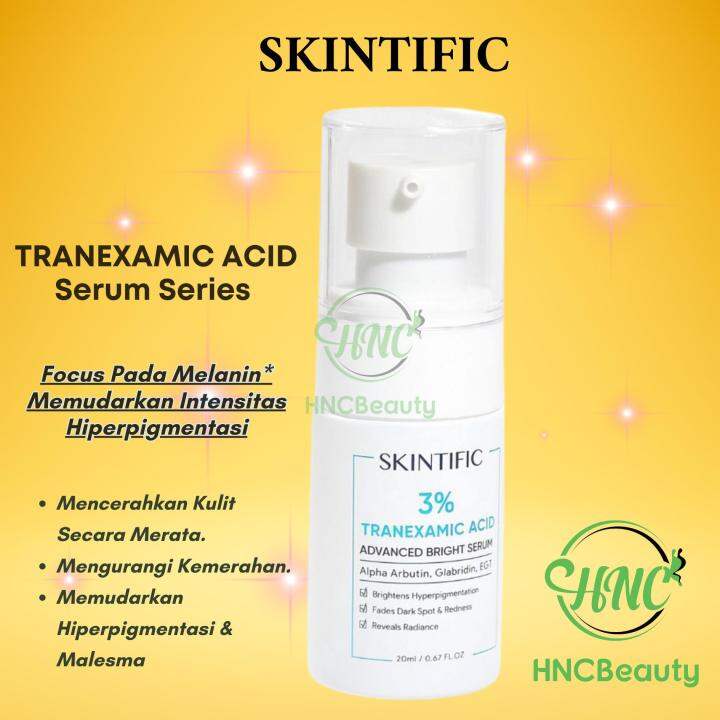 SKINTIFIC 3% Tranexamic Acid Advanced Bright Serum wajah Series / Asam ...