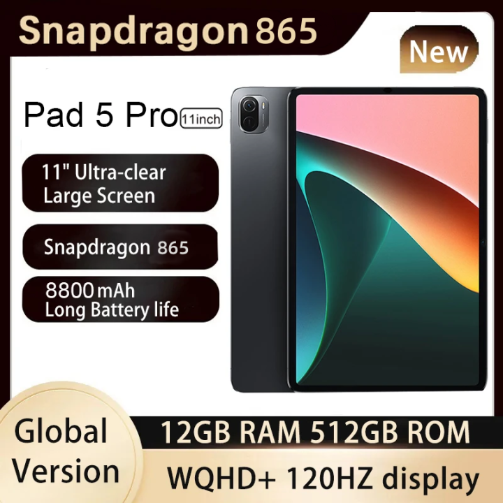 Tablet Pad 5 Pro, Global Edition, Snapdragon 865, Android, 11-inch, 2 ...