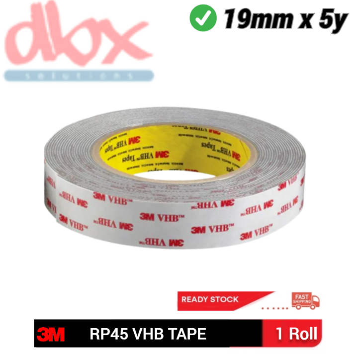 3M VHB Heavy Duty Double Sided Tape RP45 (19mm x 5m) | Lazada