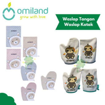 Omiland Waslap Tangan / Waslap Kotak Lap Mandi Sloth Alpaca Series ...