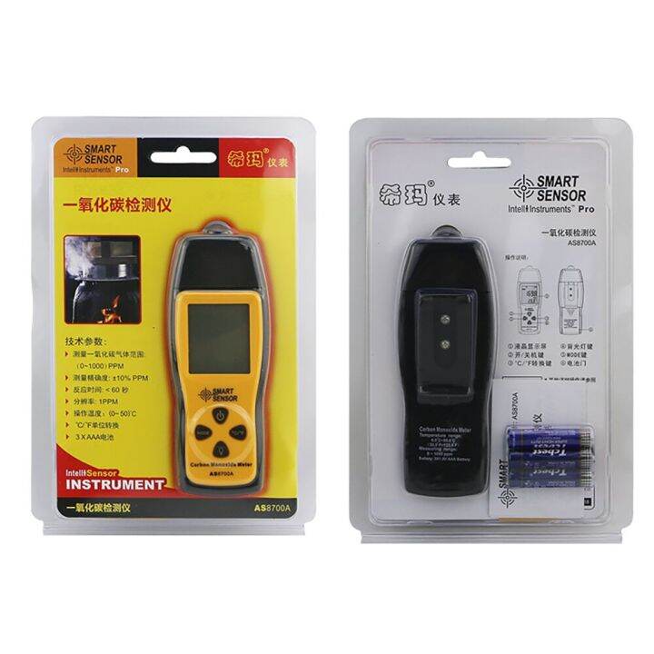 SMART SENSOR CO Detector Handheld Carbon Monoxide Meter with High ...