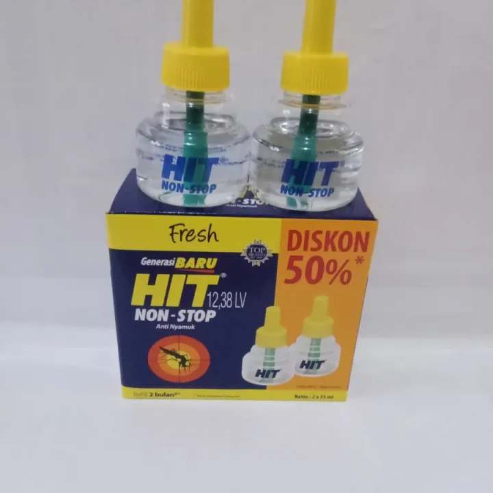 Hit nonstop refill 33ML fresh isi 2 refil isi ulang alat kemasan promo ...