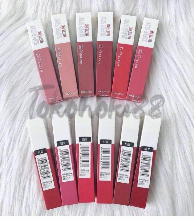 COD- [PCS] Lipgloss / Lipcream Maybelline Barcode Super Stay Matte Ink ...