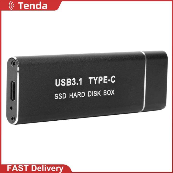 NVME Hard Disk Drive Box USB3.1 Type-C Hard Drive Enclosure 10Gbps SSD ...