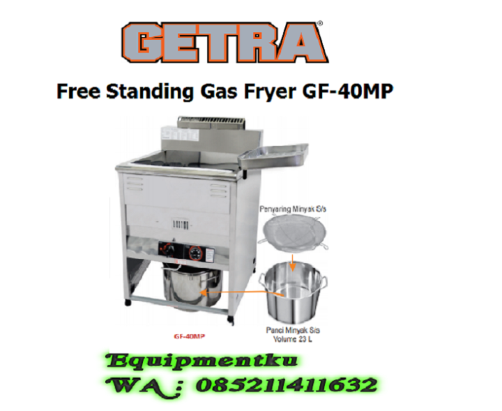 FREE STANDING GAS FRYER GETRA GF-40MP | Lazada Indonesia