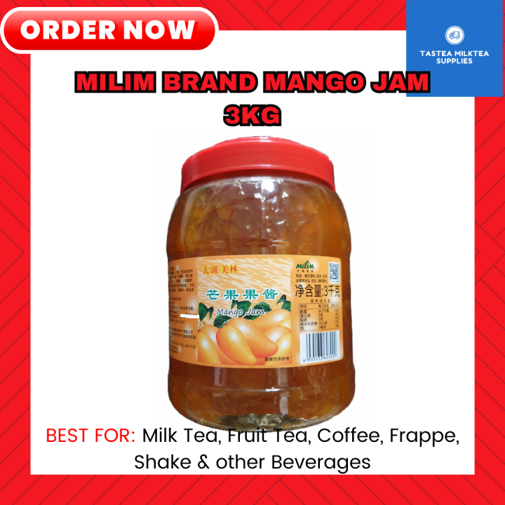 Mango Milim Jam 3kg- TASTEA MILKTEA SUPPLIES | Lazada PH