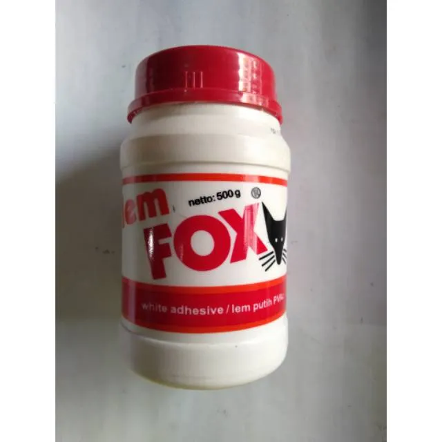 Lem Fox Botol Lem Putih Lem Kayu Botol 500 GRAM 500gr | Lazada Indonesia