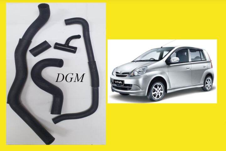 OEM Perodua Viva 660 850 1.0 D18D Radiator Top & Bottom Hose Set ...
