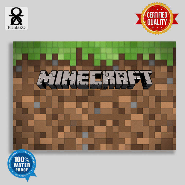High Quality Tarpaulin / Tarp with Minecraft - Design | Lazada PH