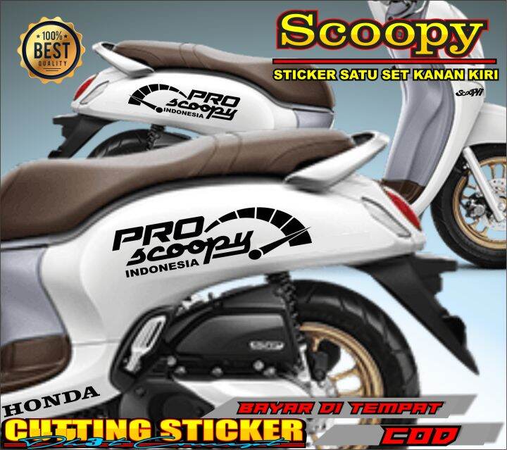CUTTING STICKER PRO SCOOPY STICKER STRIPING ALL SCOOPY | Lazada Indonesia