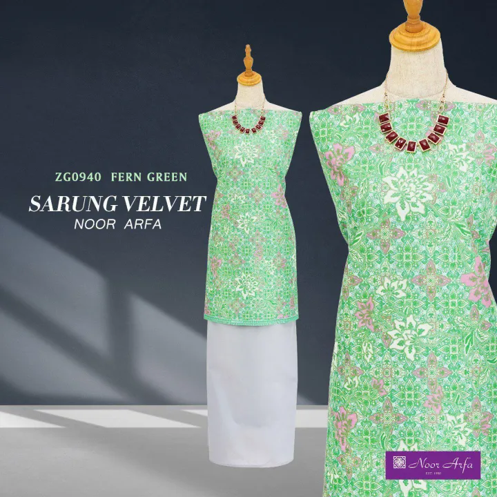 Kain Batik Noor Arfa Green Series | Lazada
