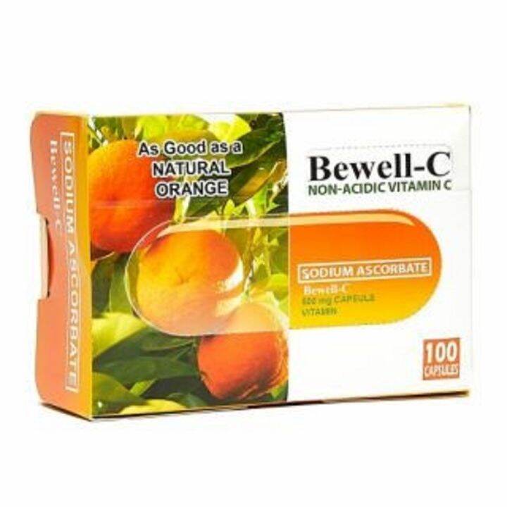 Bewell-C Non-Acidic Vitamin C 500mg (100 Capsules) | Lazada PH