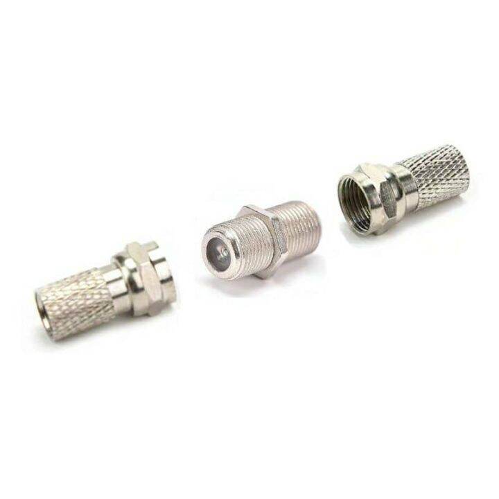 F-Type Connector Rg6 And Connector join to F-Type Cable Rg6 Satellite ...