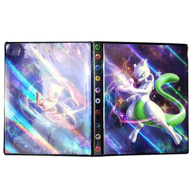 4กระเป๋า160การ์ด Pokemon แฟลชอัลบั้มหนังสือ Liver Pokémon Mewtwo ผู้ถือ ...