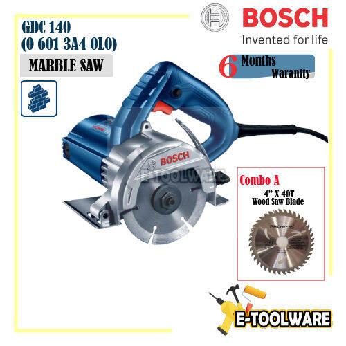 Bosch GDC 140 Marble Cutter 4" Tile Cutter Machine Table Saw Machine Wood Cutting Mesin Gergaji ...