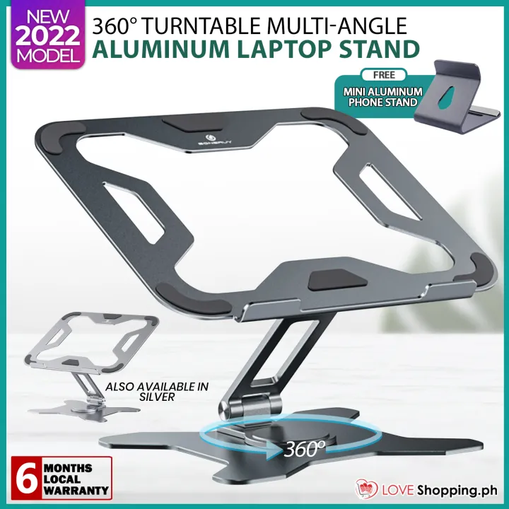 360 Rotation Laptop Stand Multi-Angle Aluminum Laptop Stand Full Motion ...
