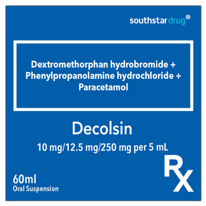 Rx: Decolsin 60ml Oral Suspension | Lazada PH