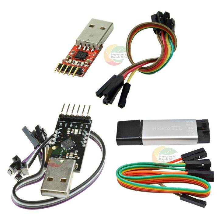 CP2102 Module USB to TTL Serial Port UART STC DuPont Jumper Download ...