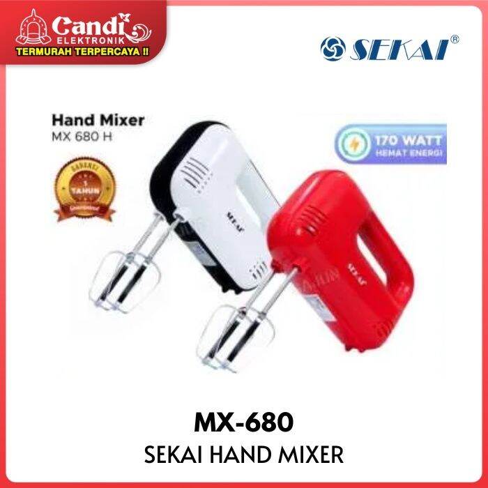 SEKAI Hand Mixer MX-680 | Lazada Indonesia