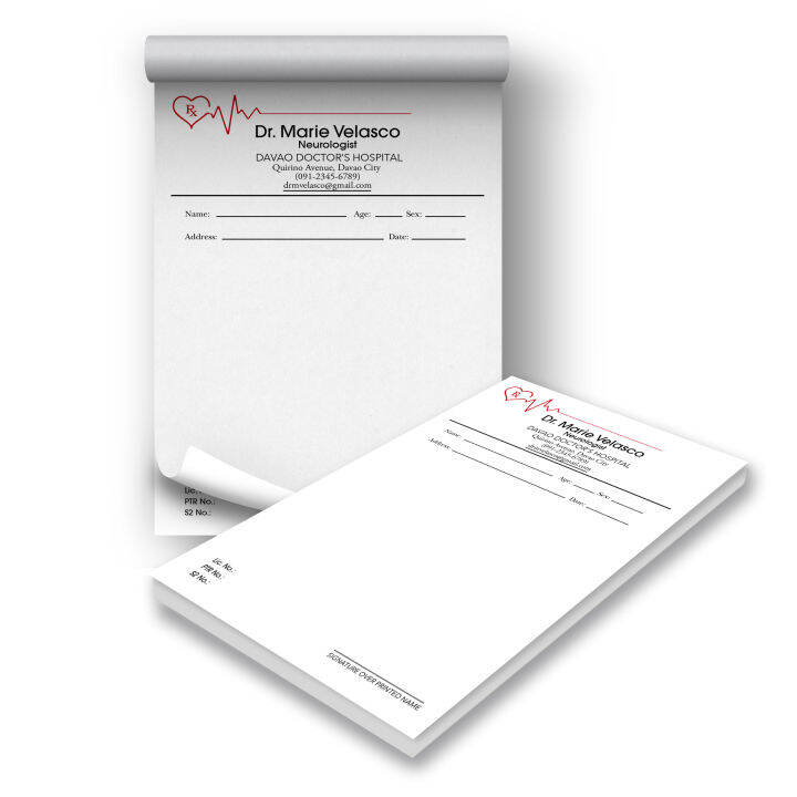 FTLP | Personalized Prescription Pad | Design for Neurologist | Lazada PH