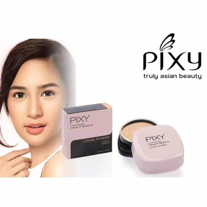 PIXY UV Whitening 4 Beauty Benefits Loose Powder / Bedak Tabur Pixy ...
