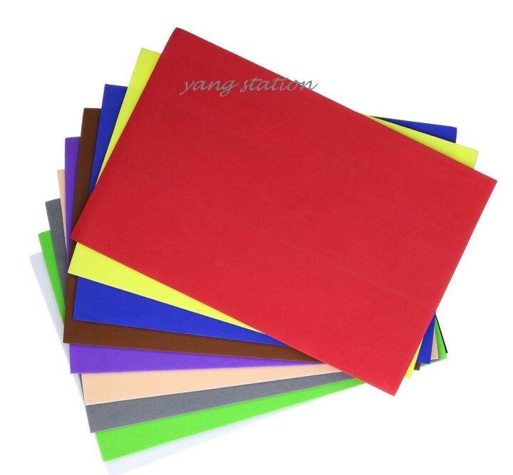 EVA FOAM 10s/pack for craft projects / Sponge sheet A4 size | Lazada