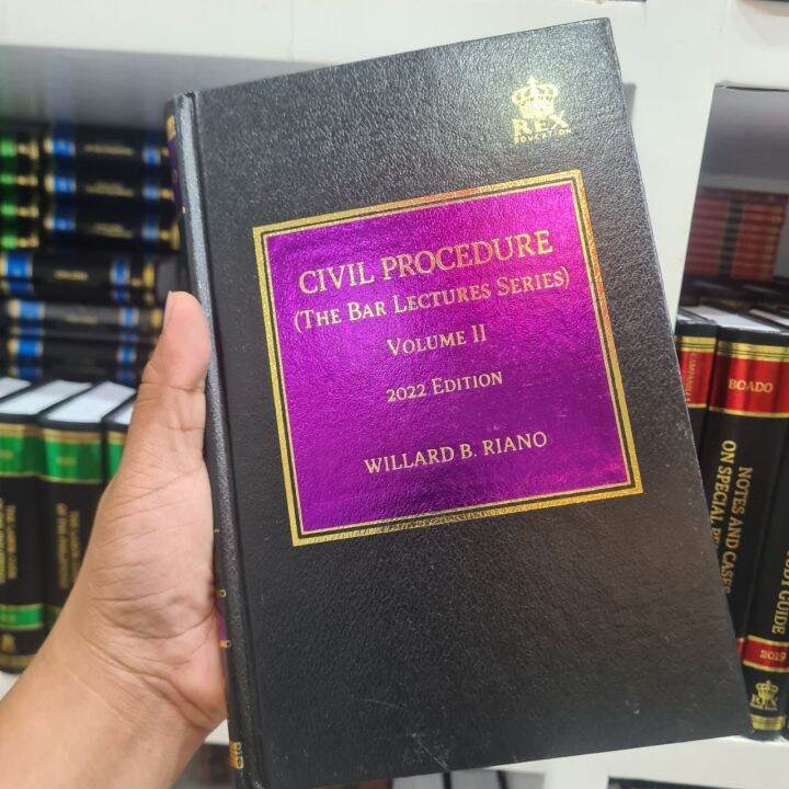 Civil Procedure Volume II - Riano (2022 Edition) | Lazada PH