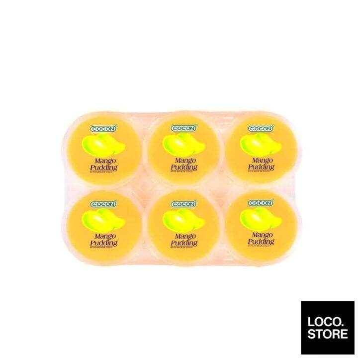 Cocon Pudding With Nata Decoco Mango 80g X 6 | Lazada