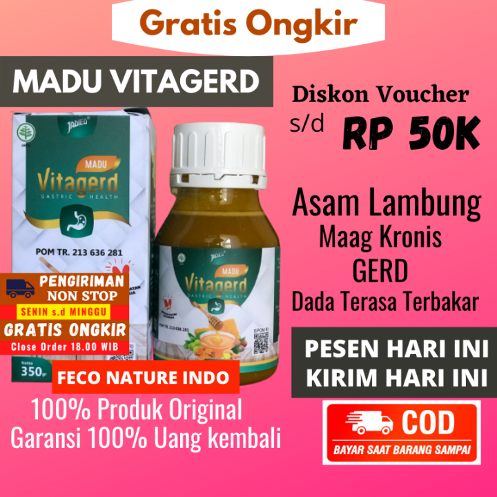 Obat Gerd Paling Efektif VITAGERD Atasi Masalah Lambung perut begah ...
