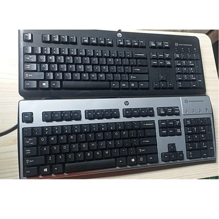 Hewlett Packard Hp USB keyboard Black and Silver | Lazada PH