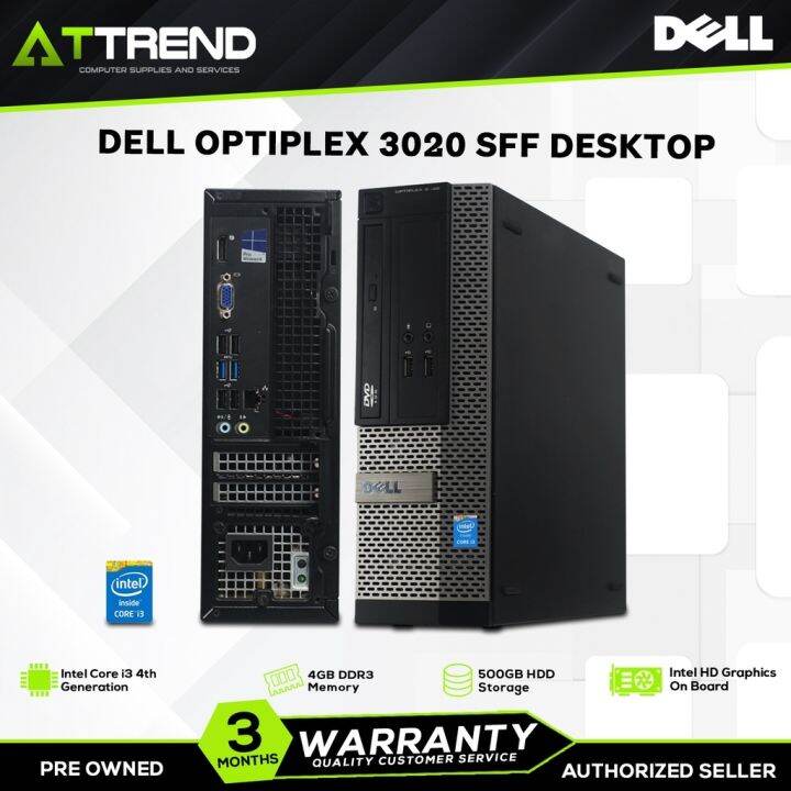 Dell Optiplex 3020 SFF Intel Core i3 i5 4th Gen Slim Desktop PC ...
