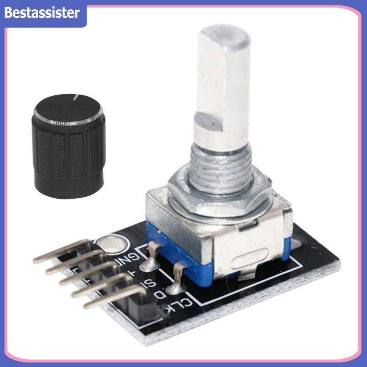 Ky 040 360 Degrees Rotary Encoder Switch Module 5v Brick Sensor Switch Module Potentiometer Knob