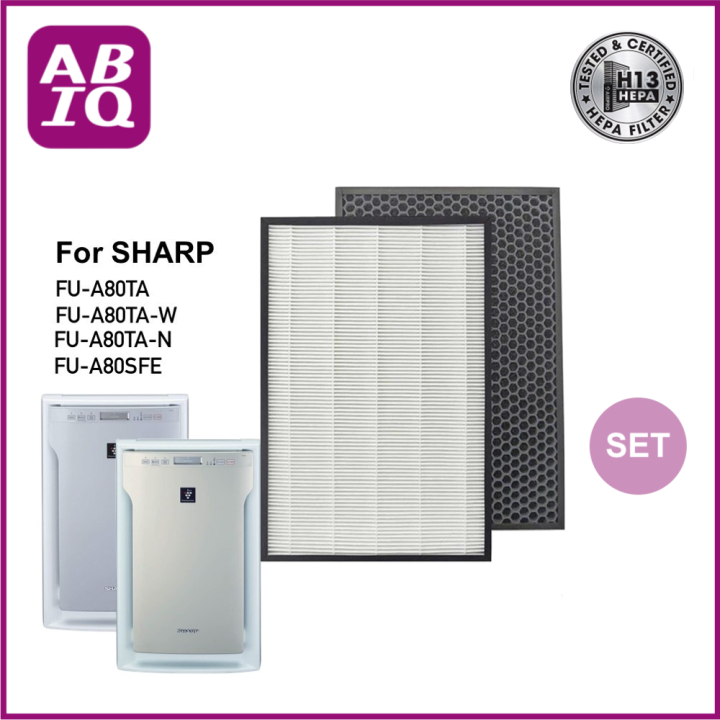 ABIQ แผ่นกรองอากาศ HEPA H13 Filter FZ-A80SFE และ กรองคาร์บอน สำหรับ ...