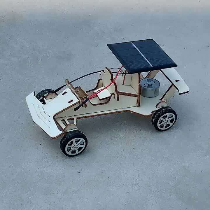 GIFTED EDUCATION DIY Solar Racer Racing Car Assembled Model School ...