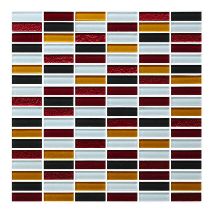 กระเบื้องโมเสค IGLASS 12"X12" FARGO IG-507-FGO-RD แดง | Lazada.co.th