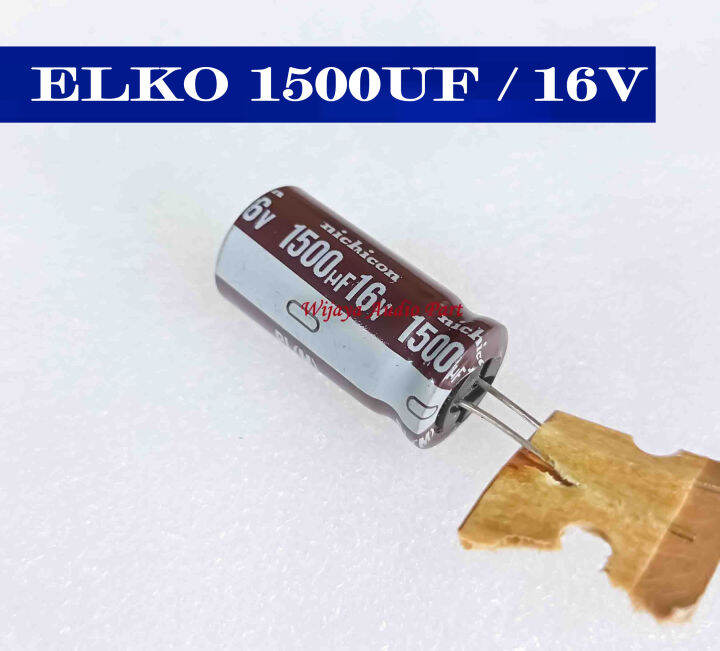 KAPASITOR ELKO 1500UF 16V ELCO 1500 16V | Lazada Indonesia