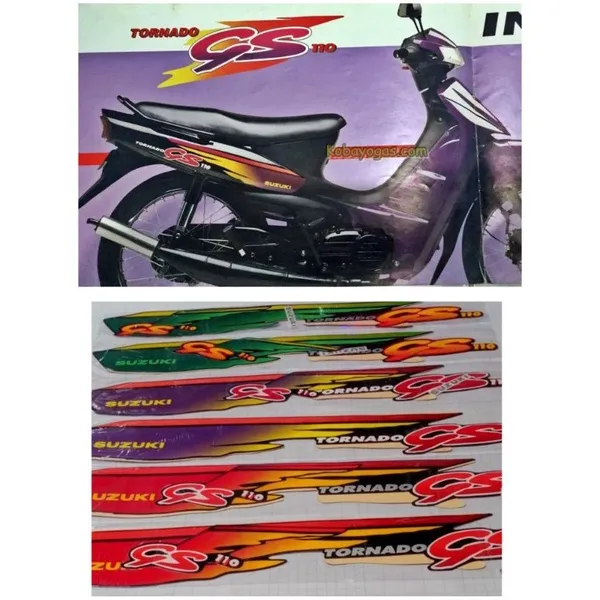 STRIPING STIKER SUZUKI TORNADO GS 110 tahun 97 | Lazada Indonesia