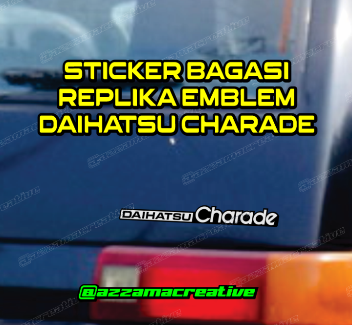 Sticker Replika Emblem Daihatsu Charade | Lazada Indonesia